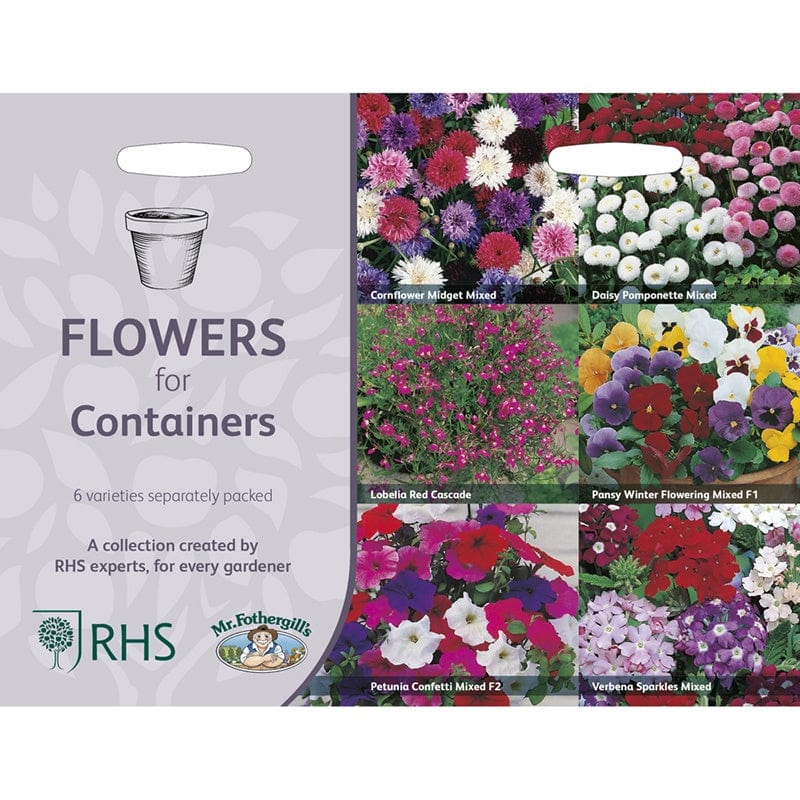 RHS Flowers for Containers Collection From Mr Fothergills Seeds and Plants