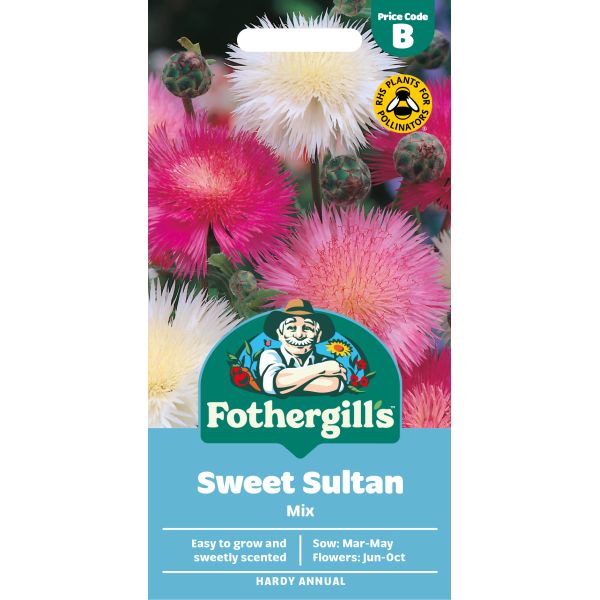 Sweet Sultan Mixed Seeds from Mr Fothergill's Seeds and Plants