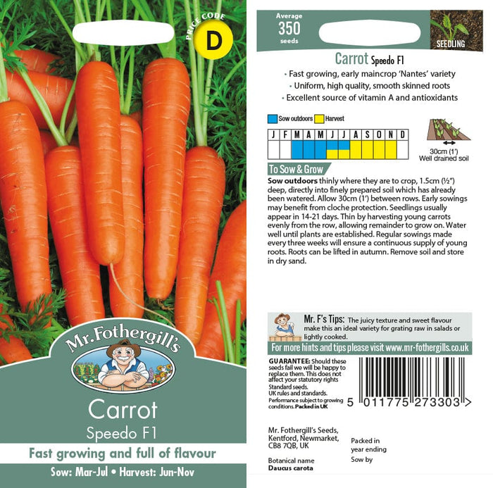 Carrot Seeds | Carrots Seeds | Fothergill's