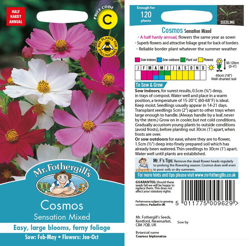 Cosmos Seeds | Fothergill's