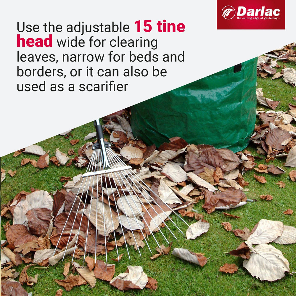 Darlac Telescopic Expanding Rake From Mr Fothergills Seeds and Plants