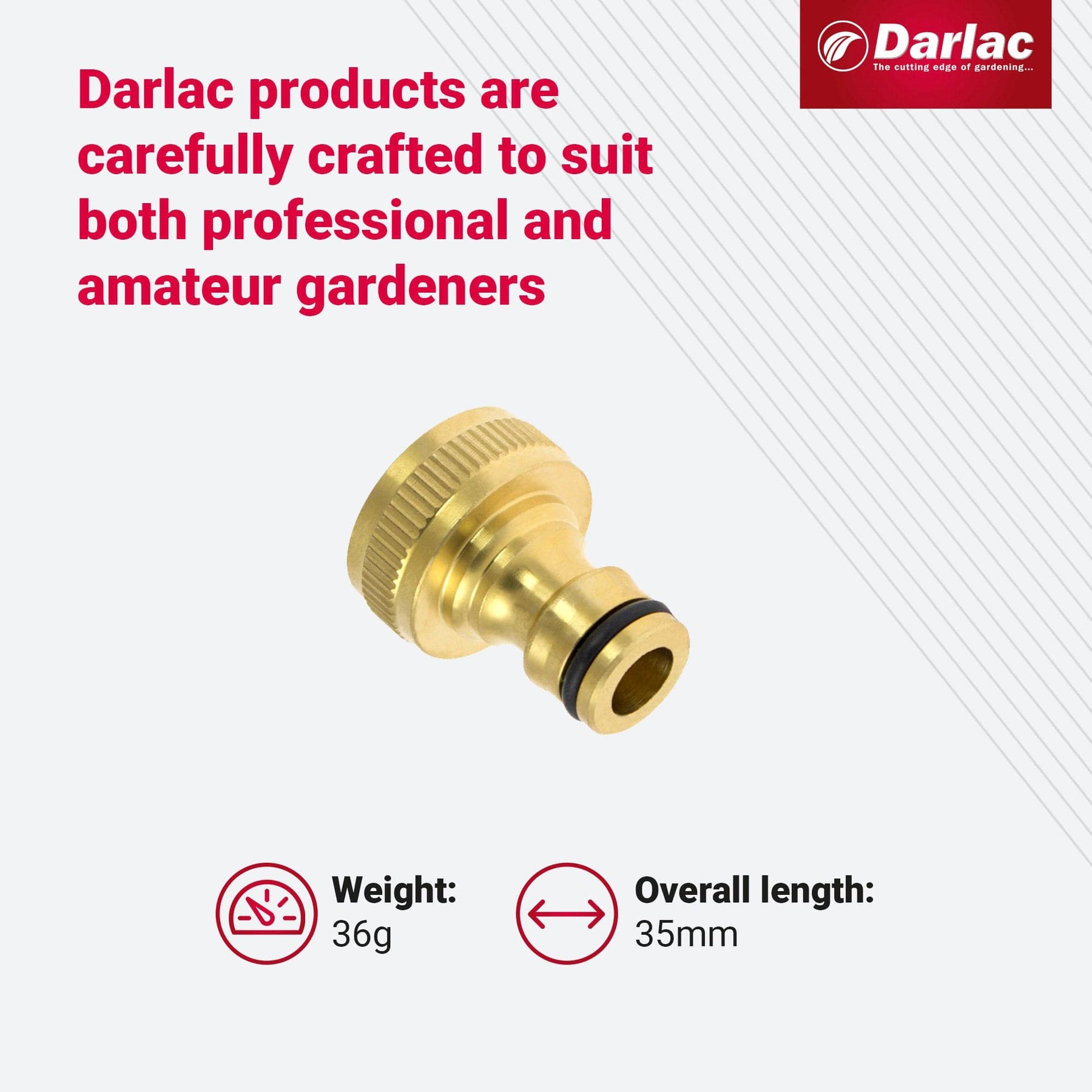 Darlac 3/4in B SP Tap Connector From Mr Fothergills Seeds and Plants
