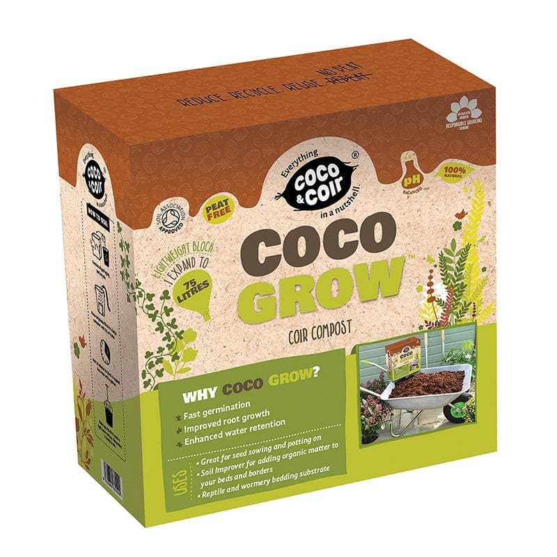 Coco Grow Pure Coir Compost From Mr Fothergills Seeds and Plants