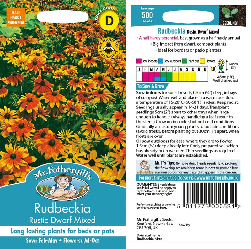 Rudbeckia Seeds | Fothergill’s