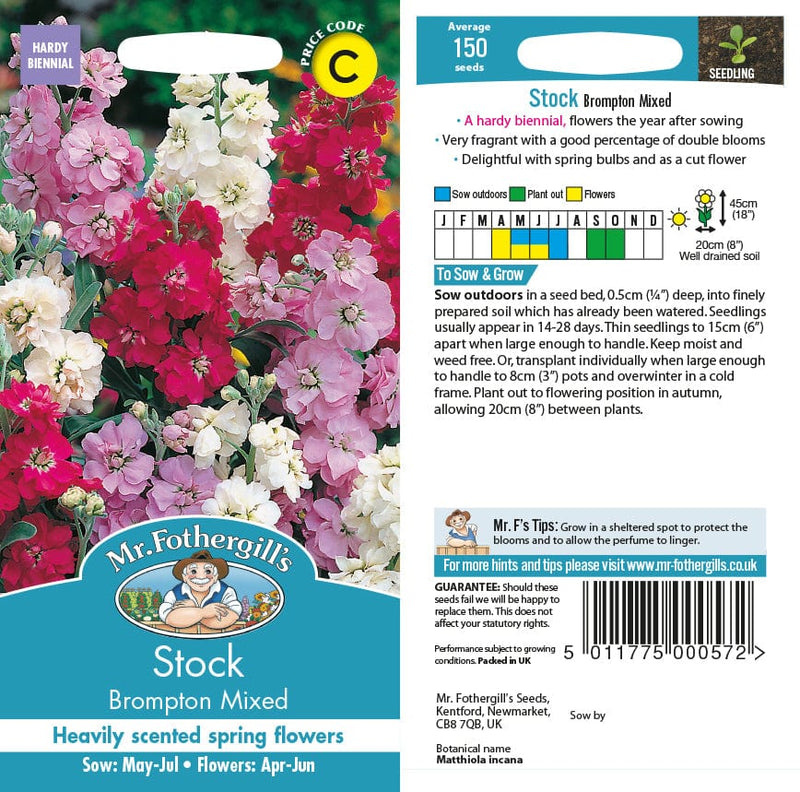 Stock Seeds | Buy Stock Seeds | Mr Fothergill's